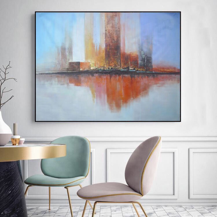 Large abstract painting abstract acrylic painting original | Etsy