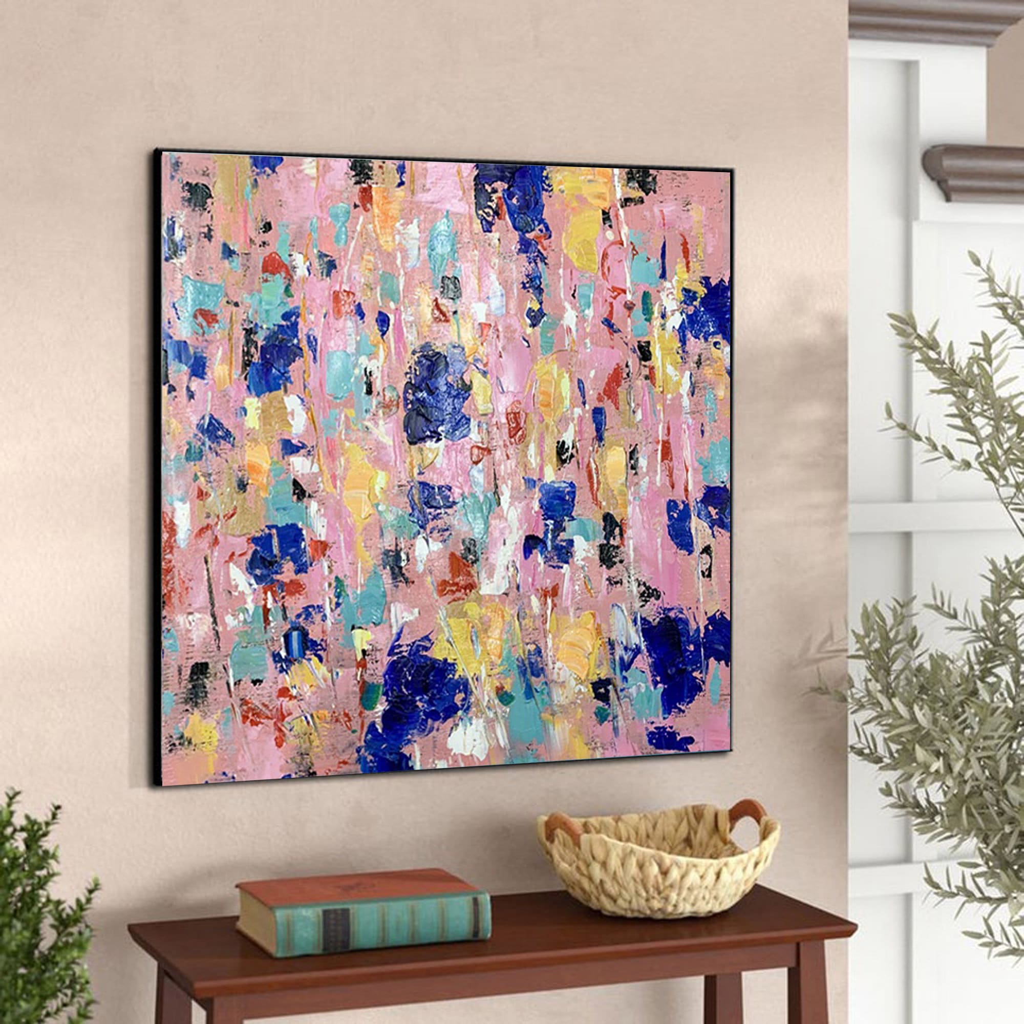 Colorful Abstract Painting Extra Large Wall Art Abstract - Etsy