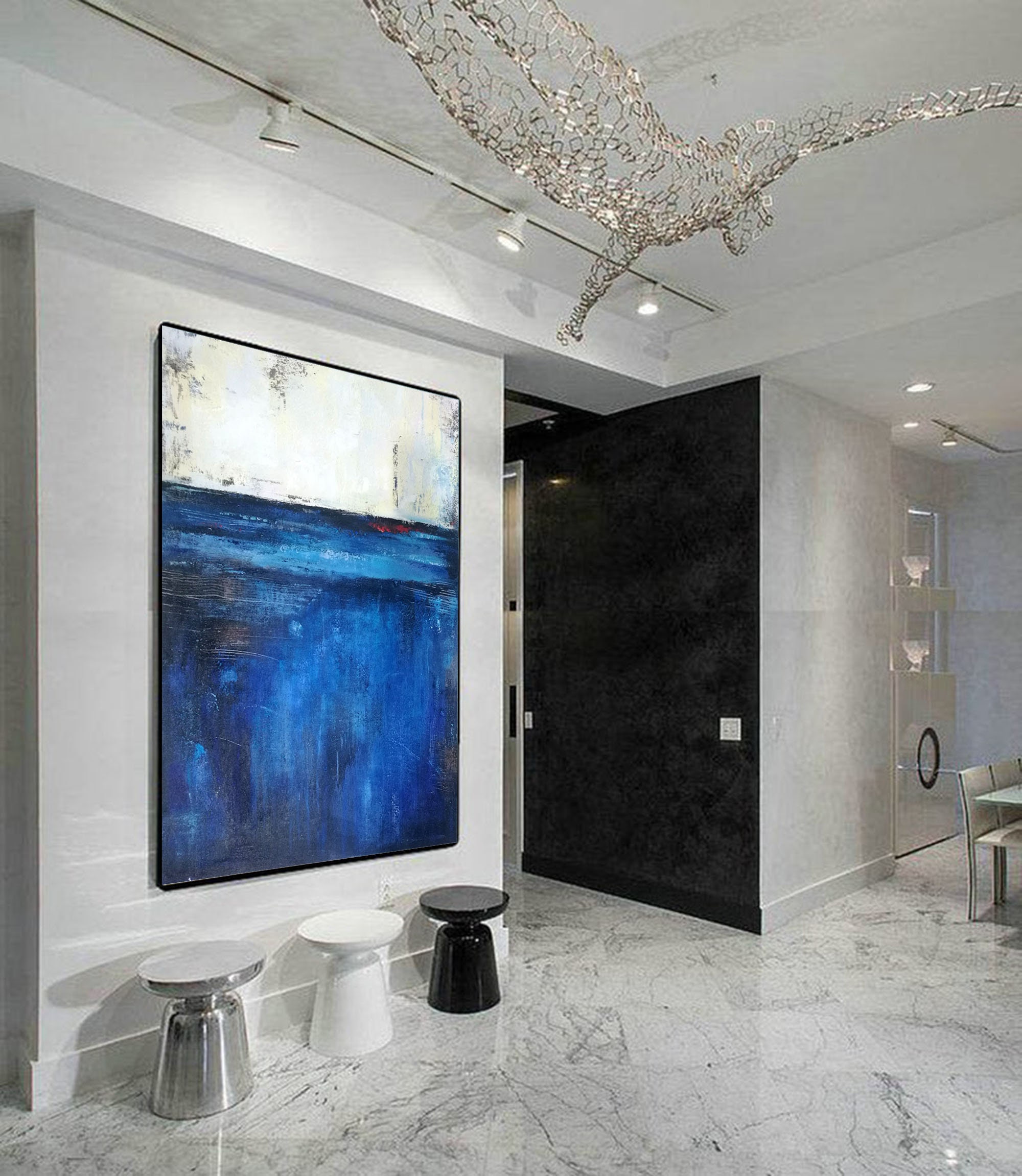 Large Abstract Canvas Wall Art Large Oil Painting Abstract | Etsy