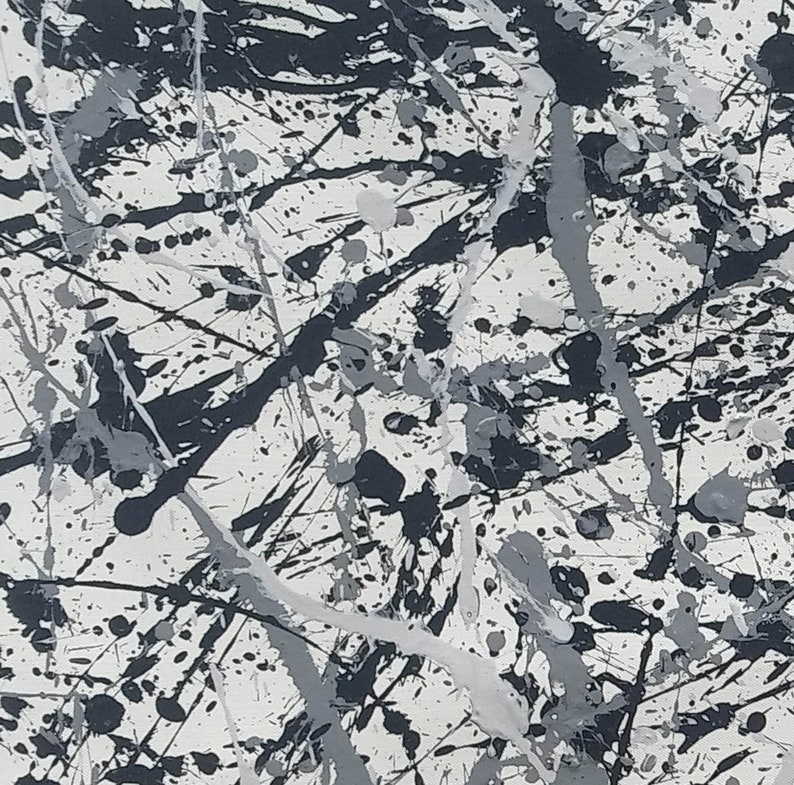 Grey Painting Abstract Artwork Large Oil Painting Original - Etsy