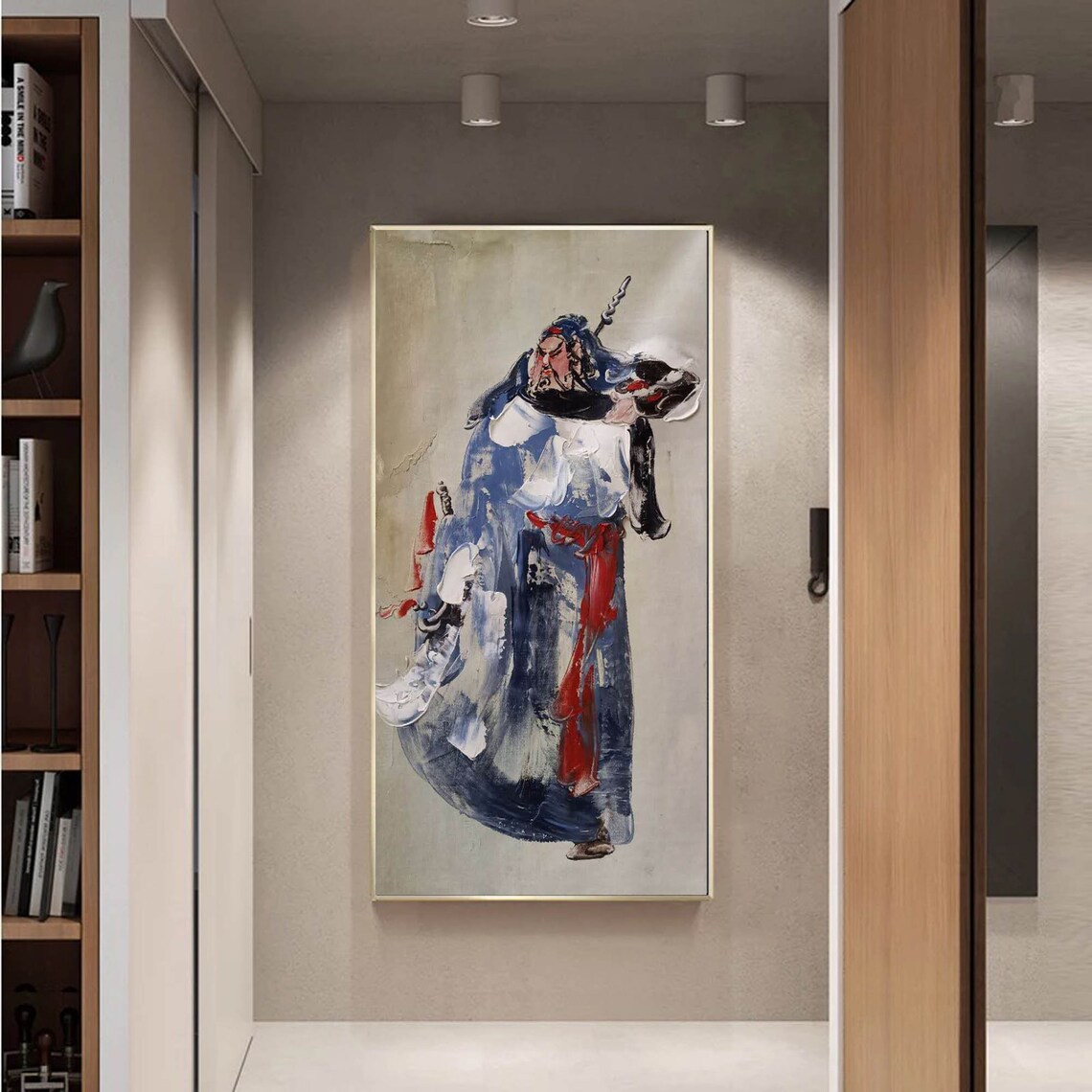 Asian Style Painting, Guan Yu Oil Painting, Operas Oil Painting ...