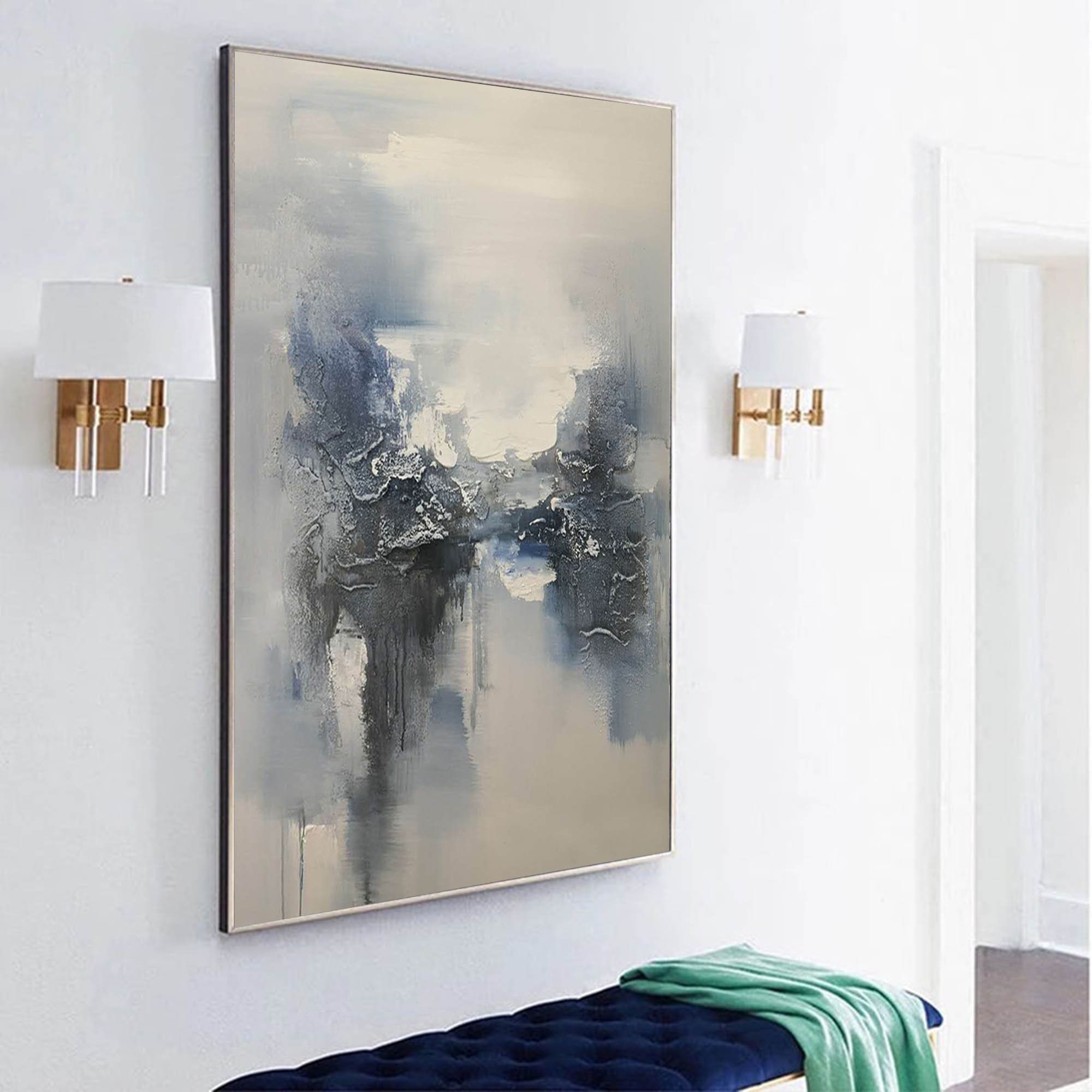 Modern Abstract Painting on Canvas Large Canvas Wall Art - Etsy