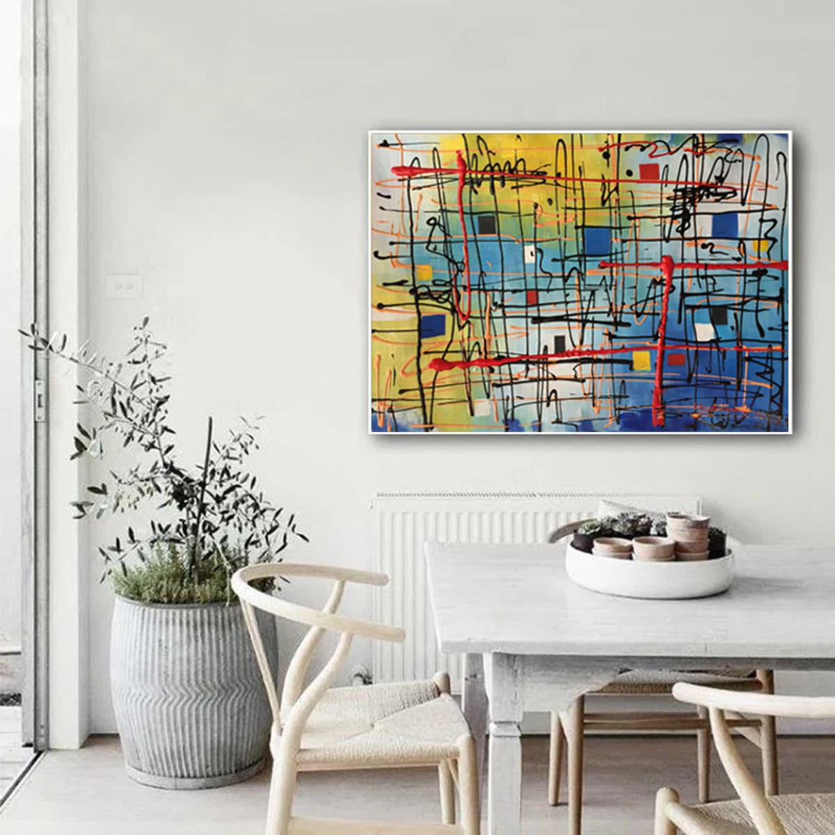 Large Canvas Wall Art Modern Abstract Painting Original - Etsy