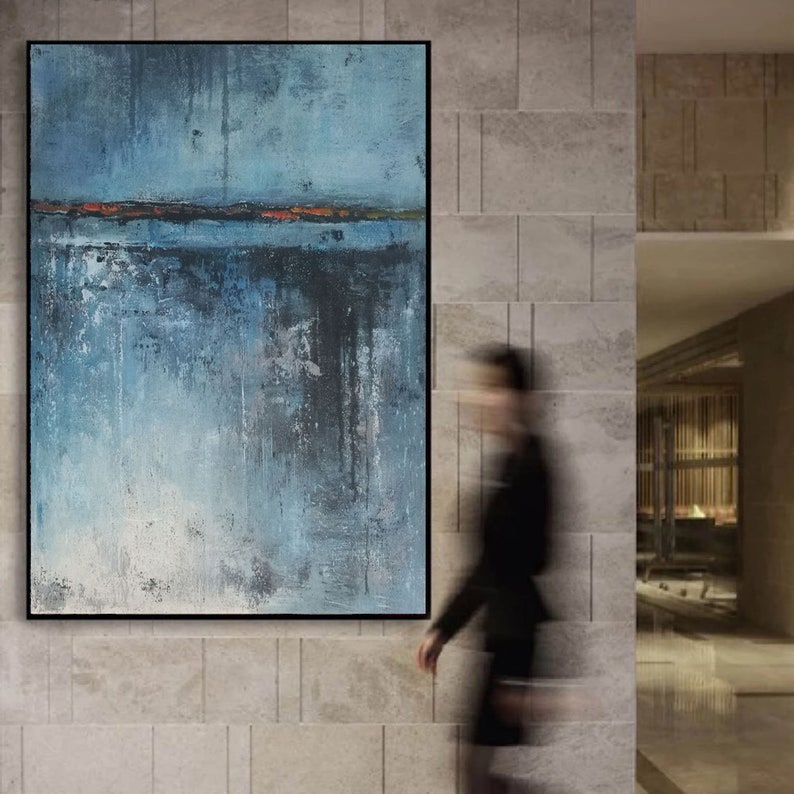 Large Abstract Canvas Wall Art Large Oil Painting Abstract | Etsy