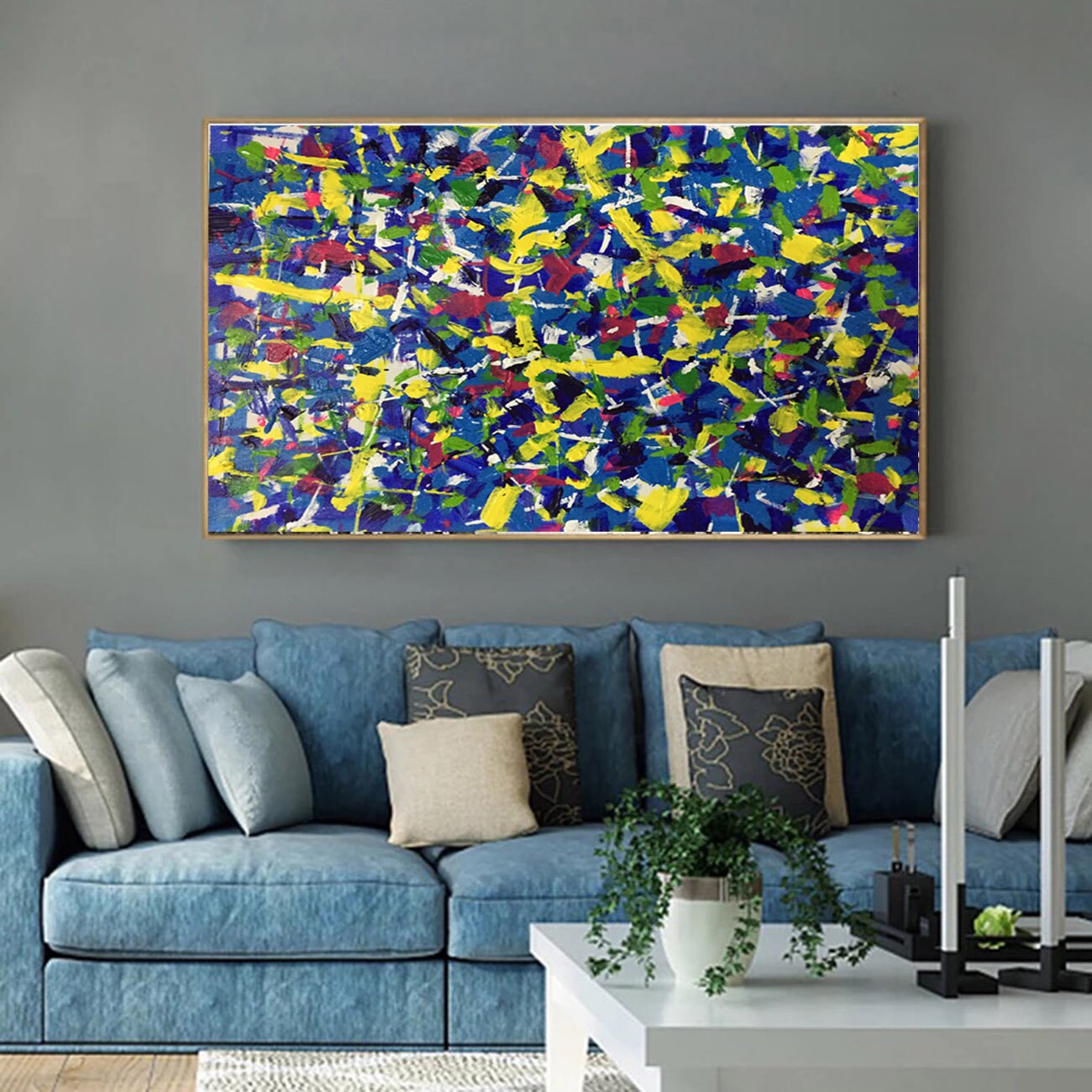 Original abstract painting on canvas extra large abstract | Etsy