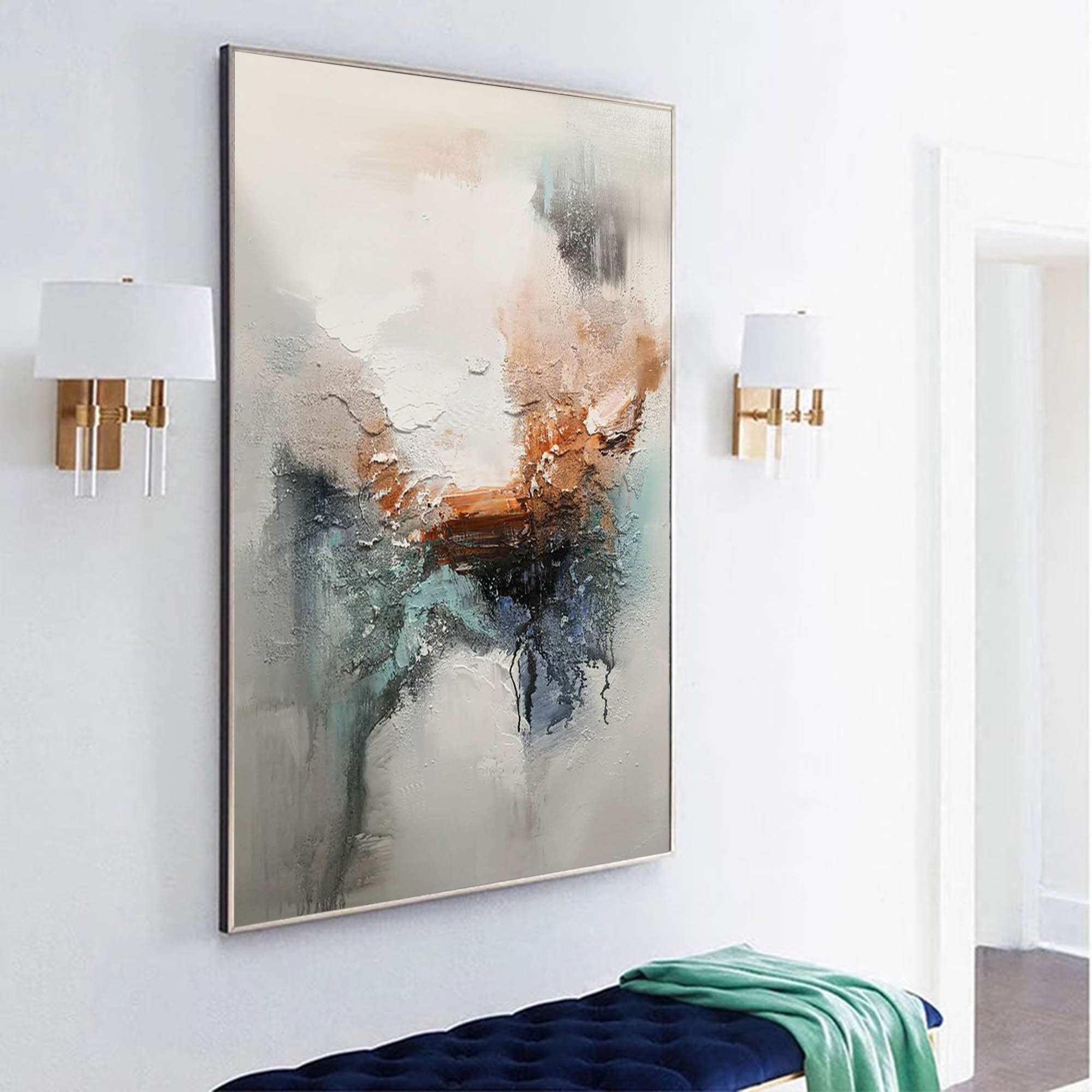 Modern Abstract Painting Original Large Abstract Wall Art - Etsy