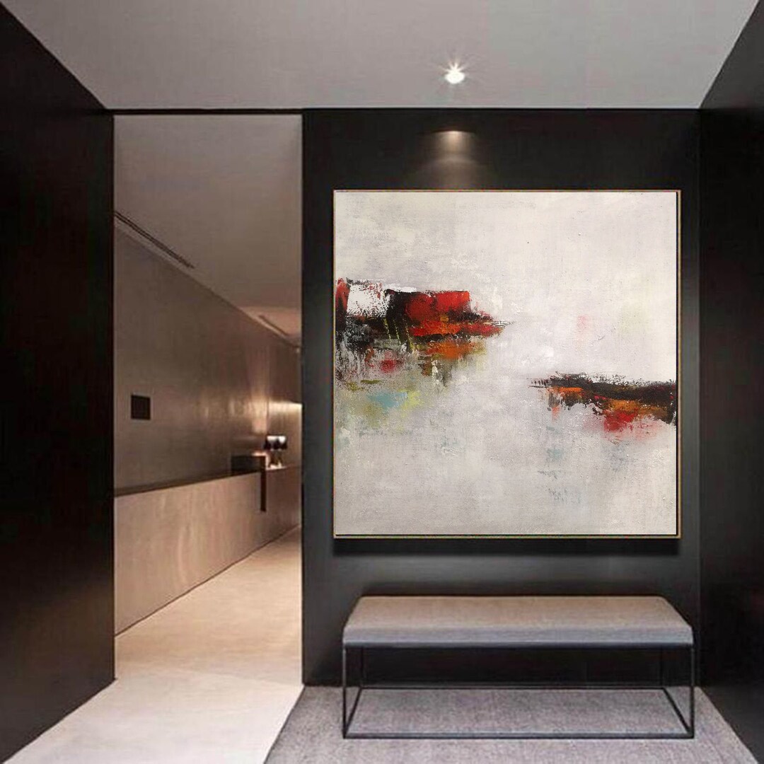 Large Wall Art Abstract, Modern Abstract Painting on Canvas, Large ...