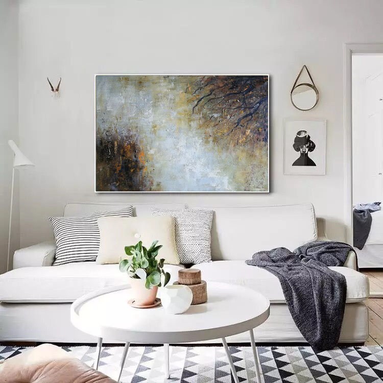 Large Abstract Art Painting Original, Oversized Wall Art, Modern Art ...