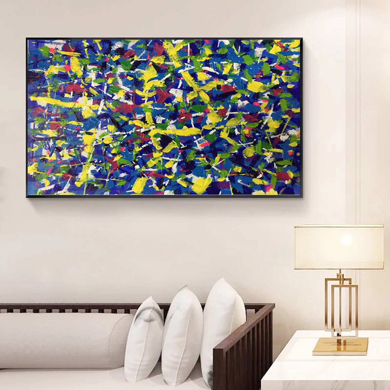 Original abstract painting on canvas extra large abstract | Etsy