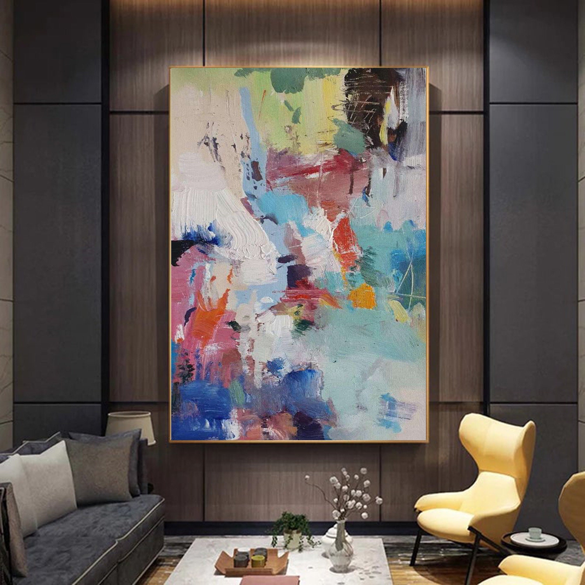 Extra Large Wall Art Abstract Original Paintings on Canvas - Etsy