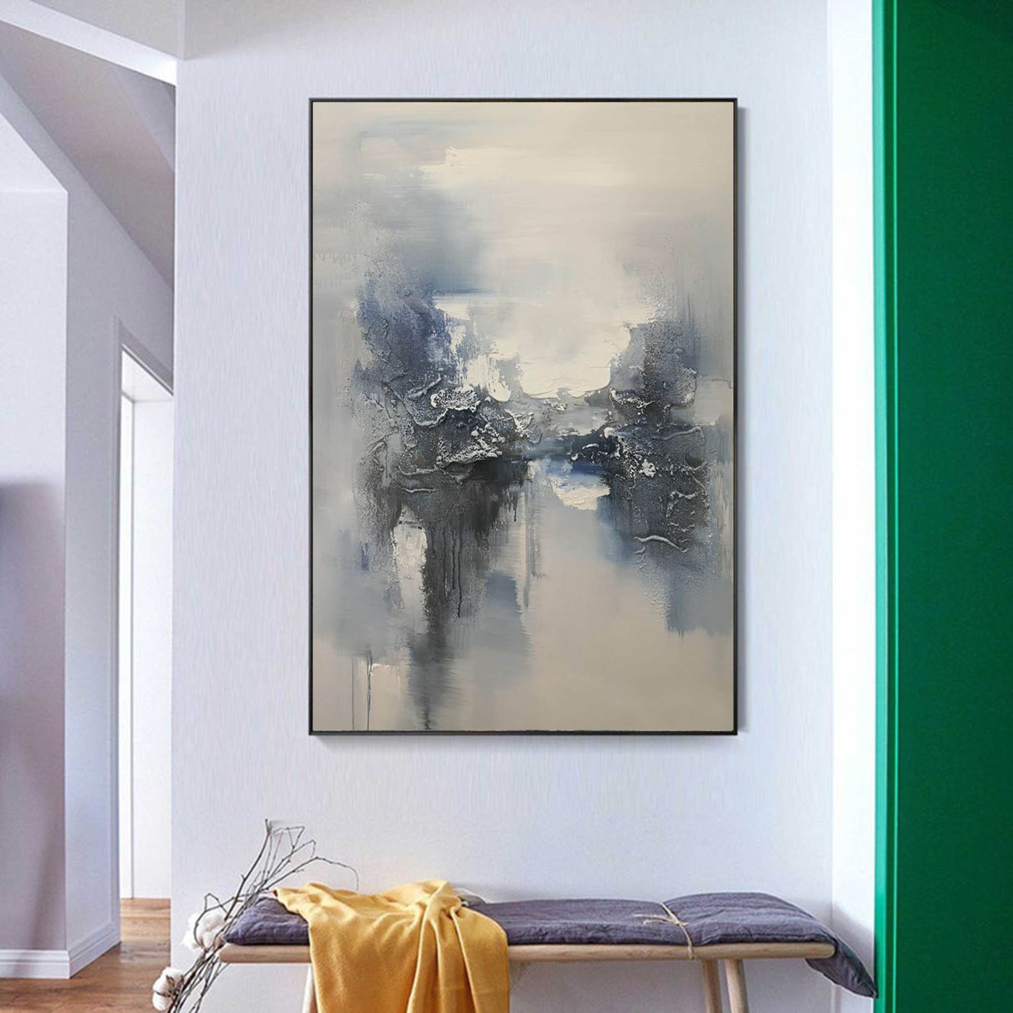 Modern abstract painting on canvas large canvas wall art | Etsy