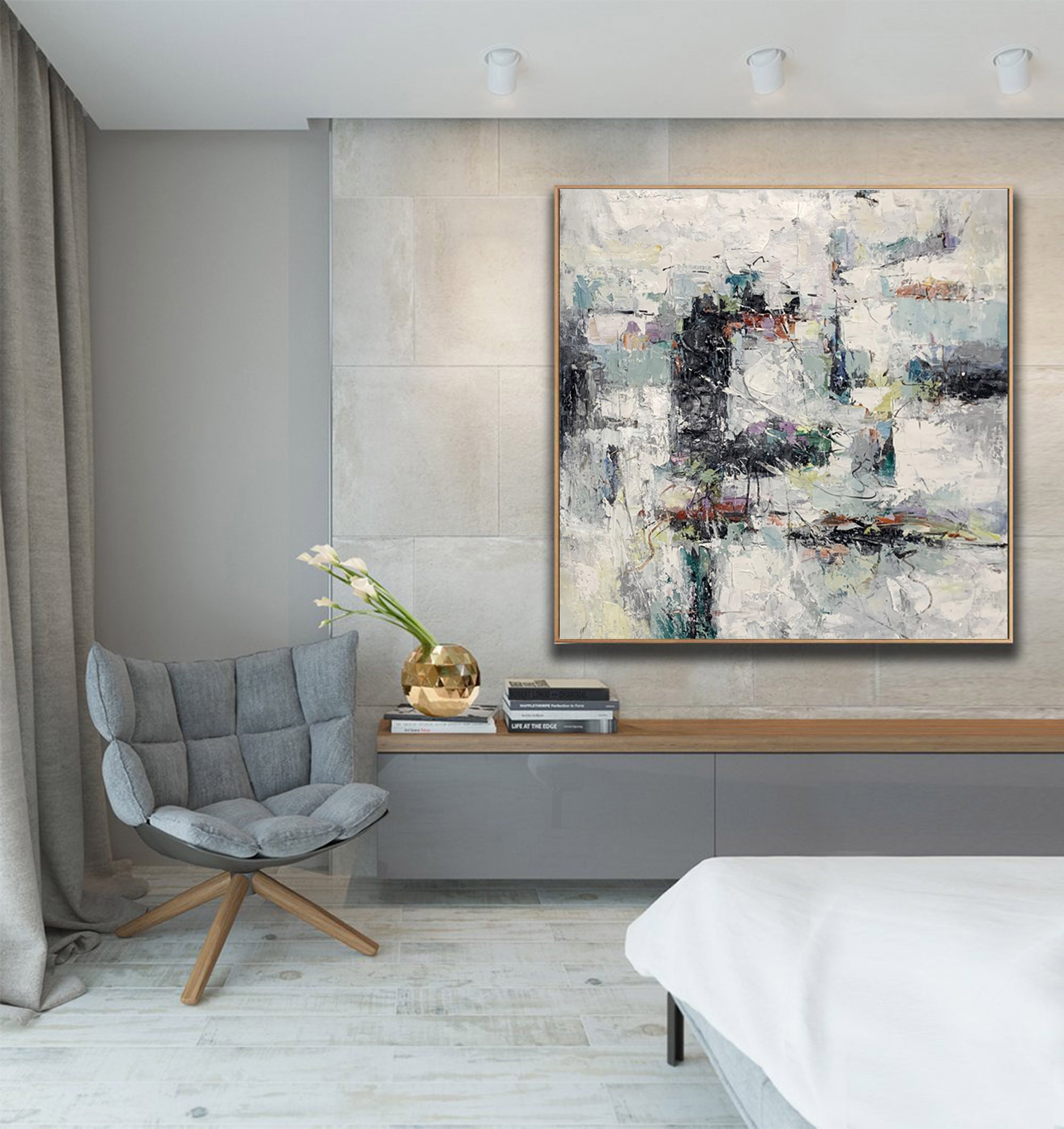 Extra Large Wall Art Abstract Large Canvas Wall Art Modern | Etsy