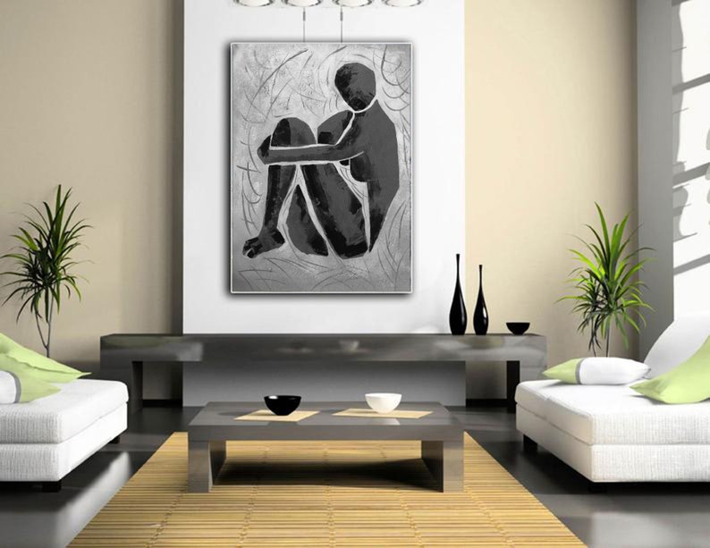 Extra Large Abstract Art, Textured Canvas Art, Original Abstract ...