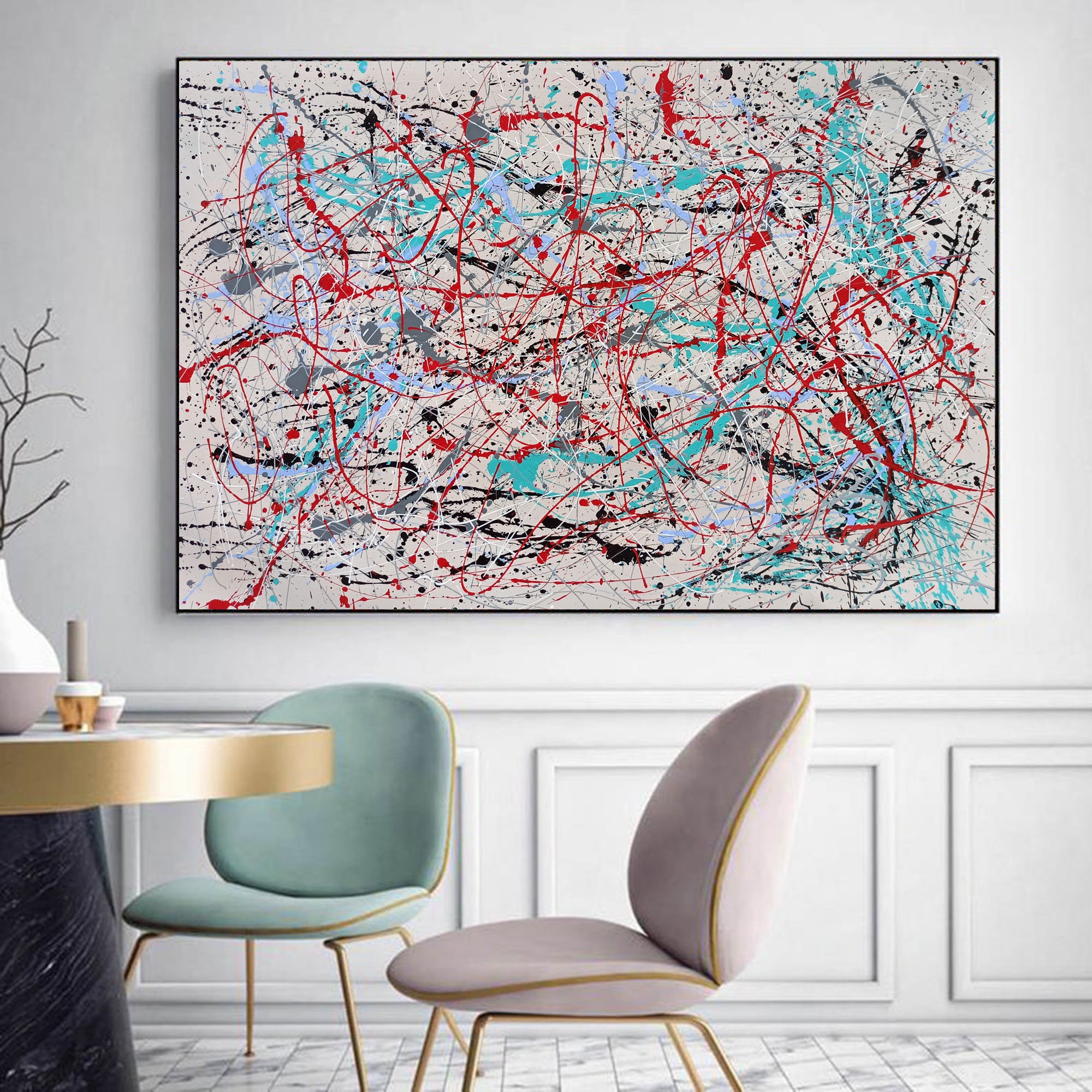 Large Abstract Painting Original Abstract Oil Painting | Etsy