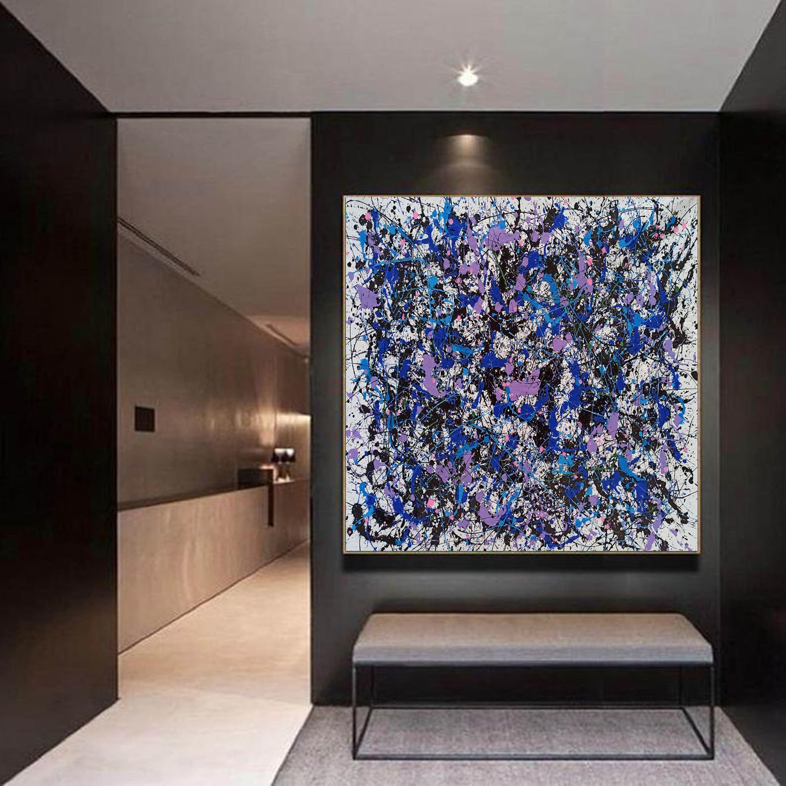 Extra Large Wall Art Abstract Painting Original Large, Abstract Oil ...