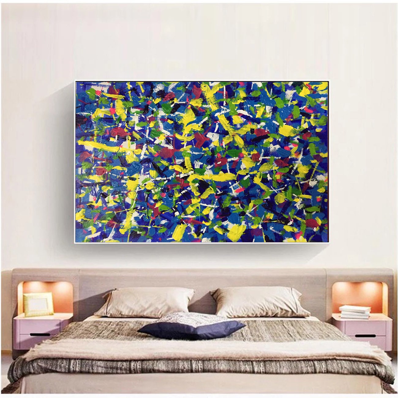 Original abstract painting on canvas extra large abstract | Etsy