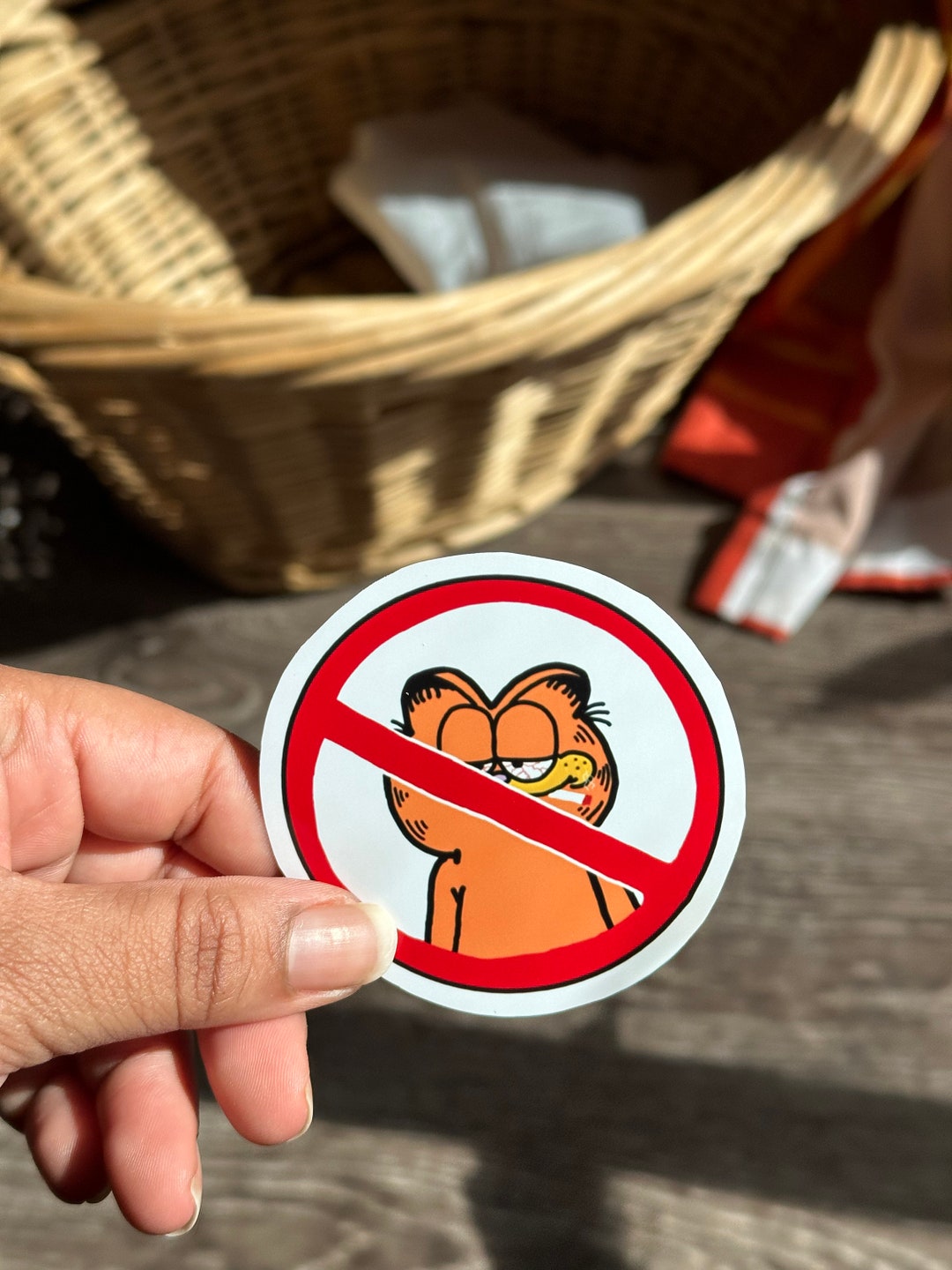 GARFIELD MAGNET Garfield No Smoking - Etsy