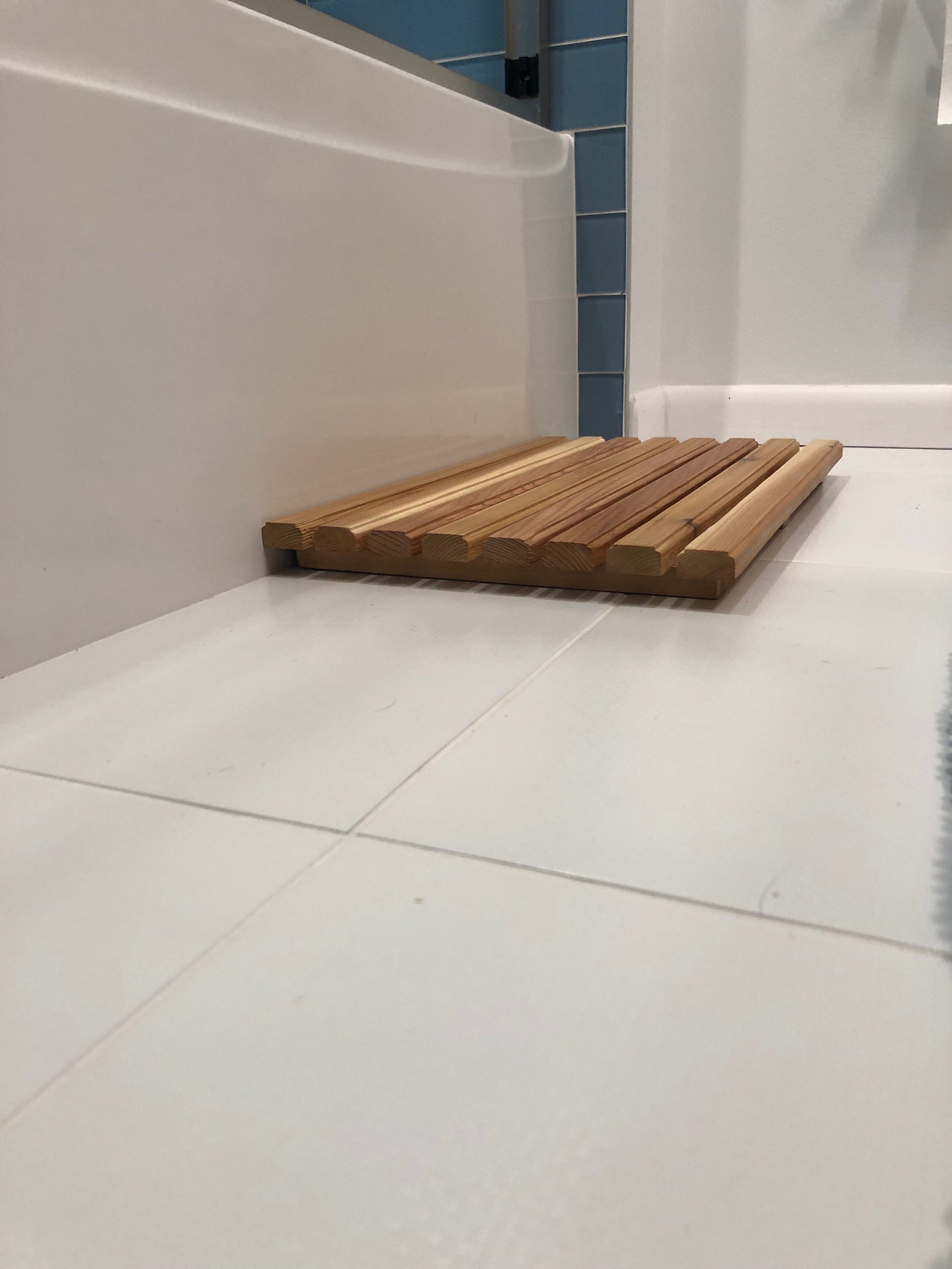 Cedar Bath Mat - Etsy