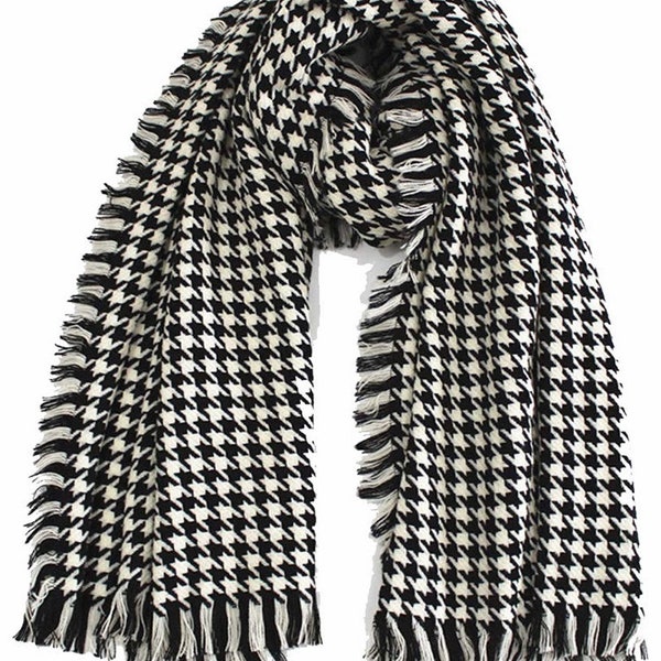 Houndstooth Scarf - Etsy