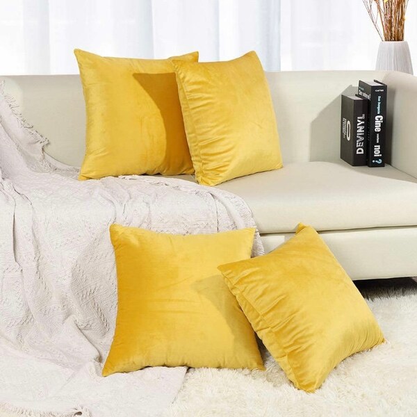Yellow Cushion - Etsy