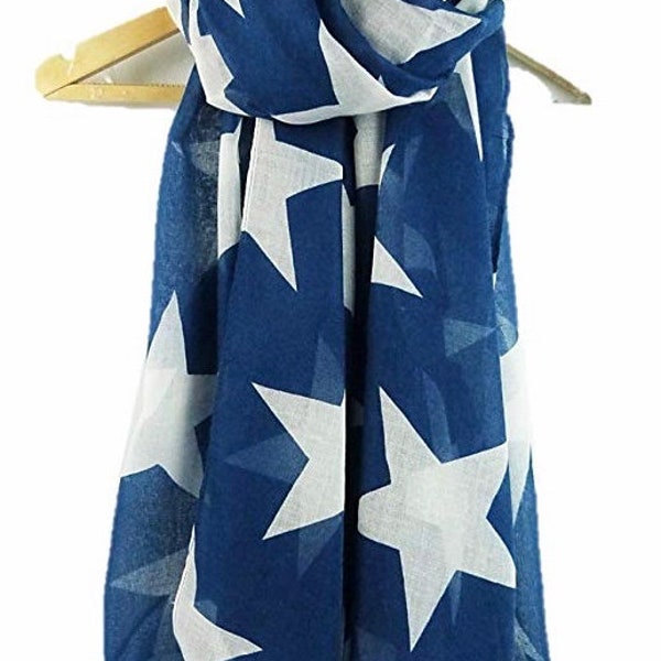 Navy Blue Scarf - Etsy