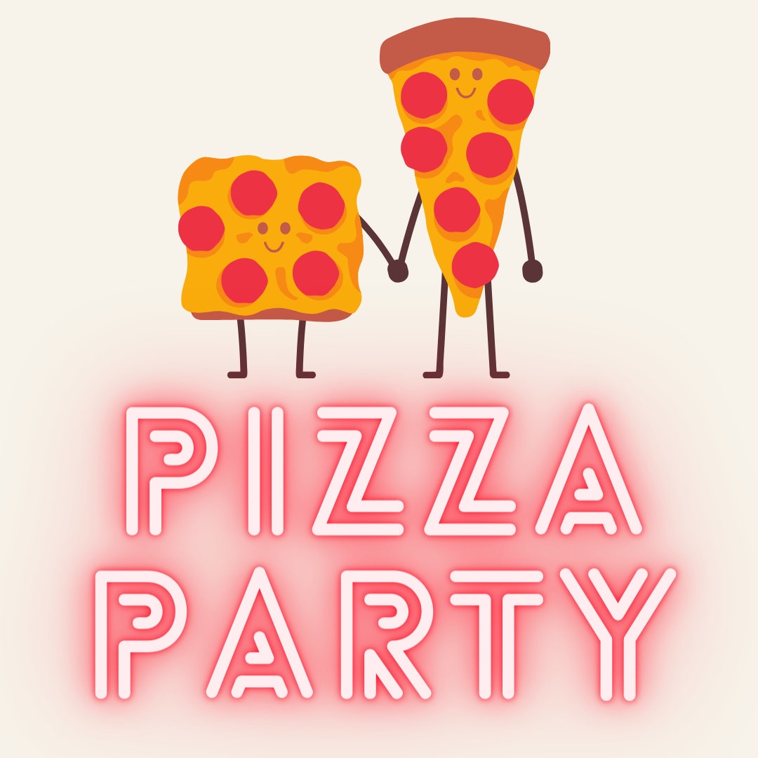 Pizza Party Digital PNG Downloadable File Print at Home Parties ...