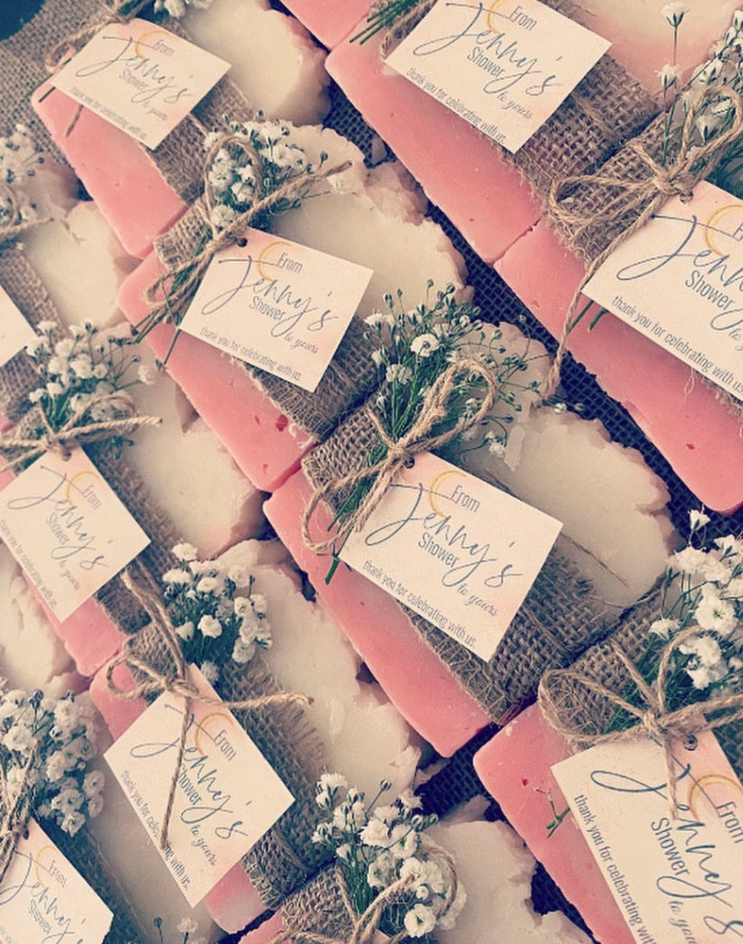 Pink Soap Favors for Wedding / Baby Shower/ Bridal Shower/ Baptism ...