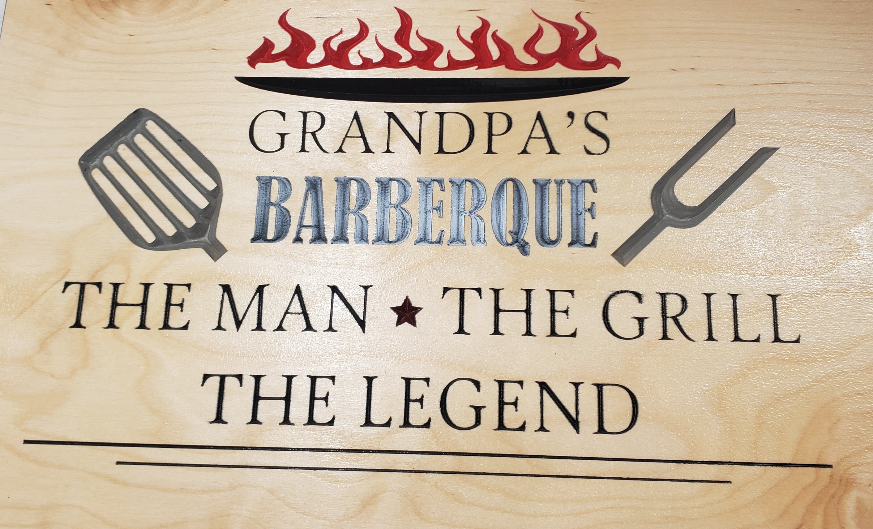 Dad's, Grandpa's Grampa's Barbeque, BBQ, Father's Day Grill Sign. Svg ...