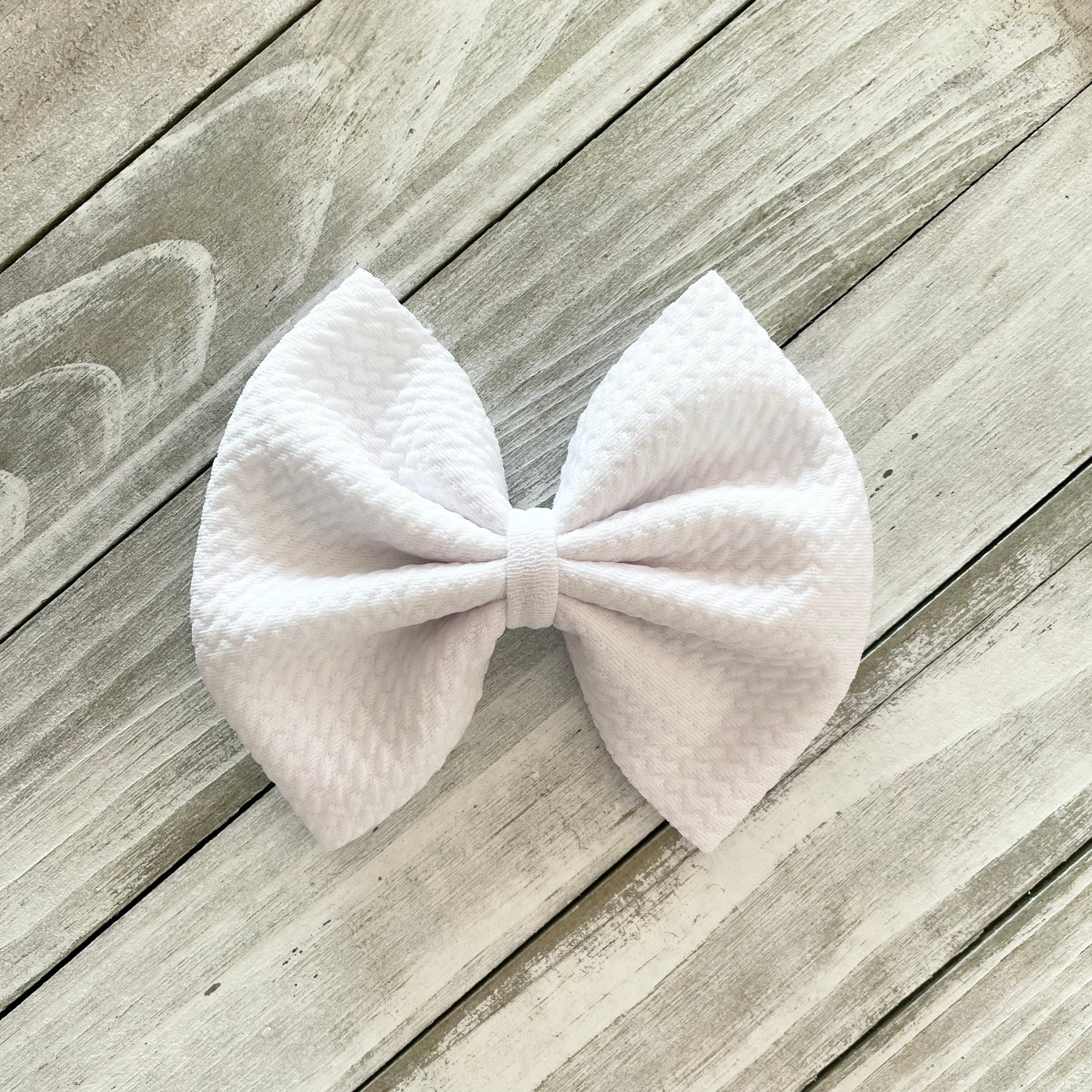 White Helmet Bow Cranial Band Bow Cranial Helmet Bow Band - Etsy