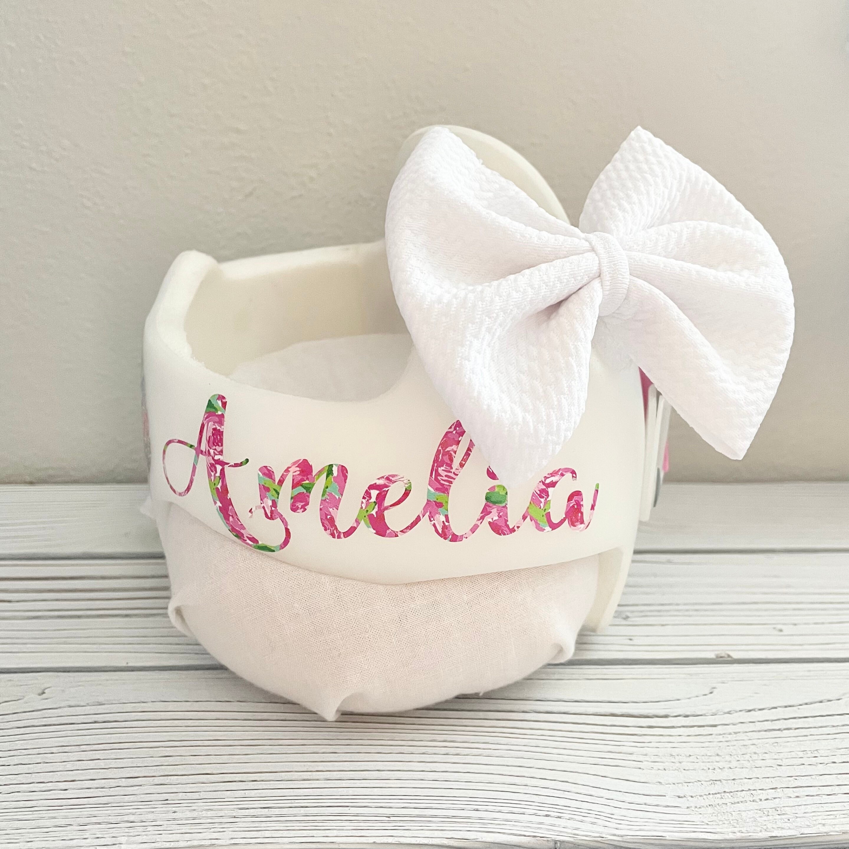 White Helmet Bow Cranial Band Bow Cranial Helmet Bow Band - Etsy