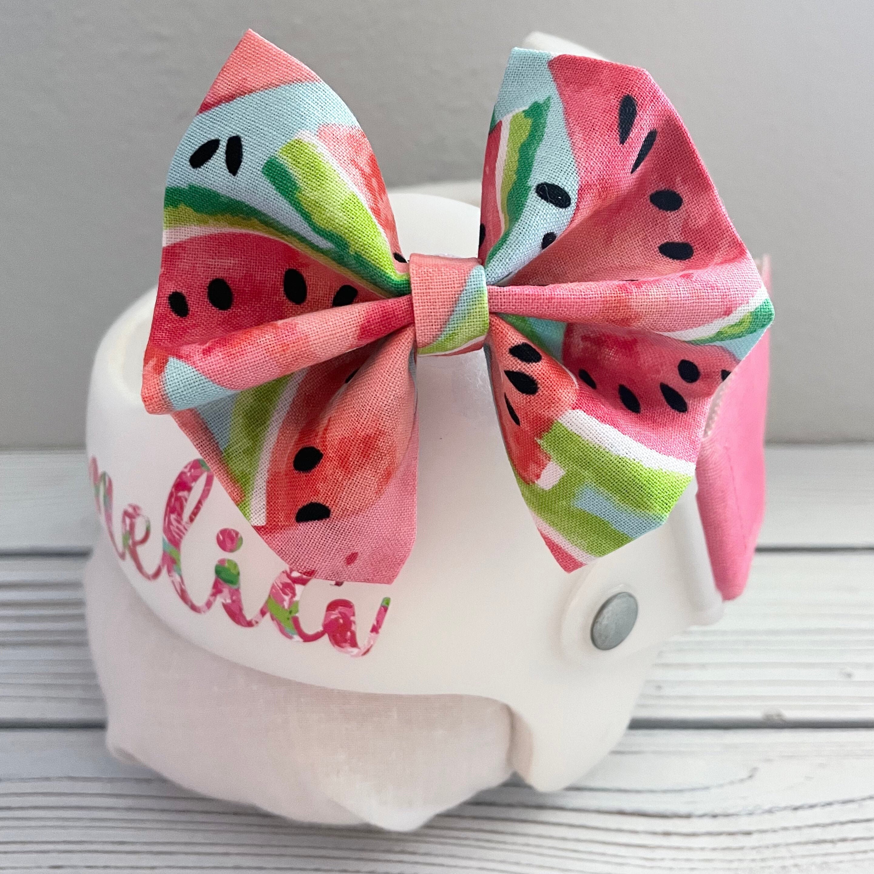 Watermelon Helmet Bow Cranial Band Bow Cranial Helmet Bow | Etsy