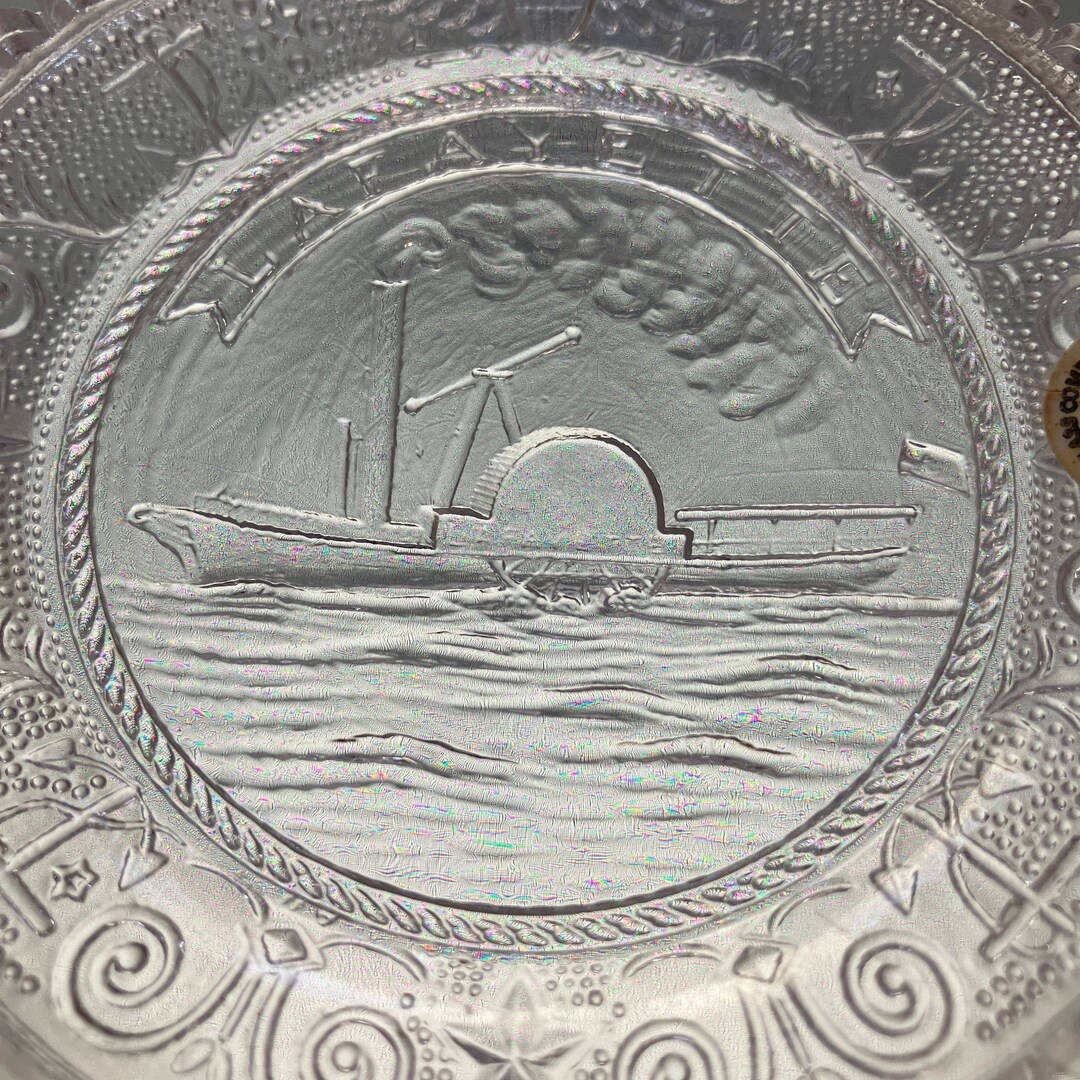 General Lafayette Paddle Boat, Sandwich Glass Museum Collectible Cape ...