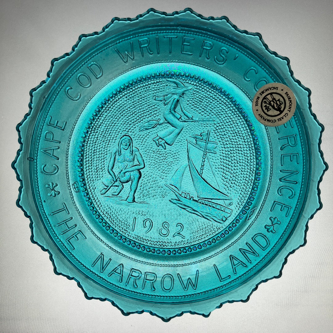 Narrow Land Chronicles of Old Cape Cod Book Art Glass, Home Decor Gift ...