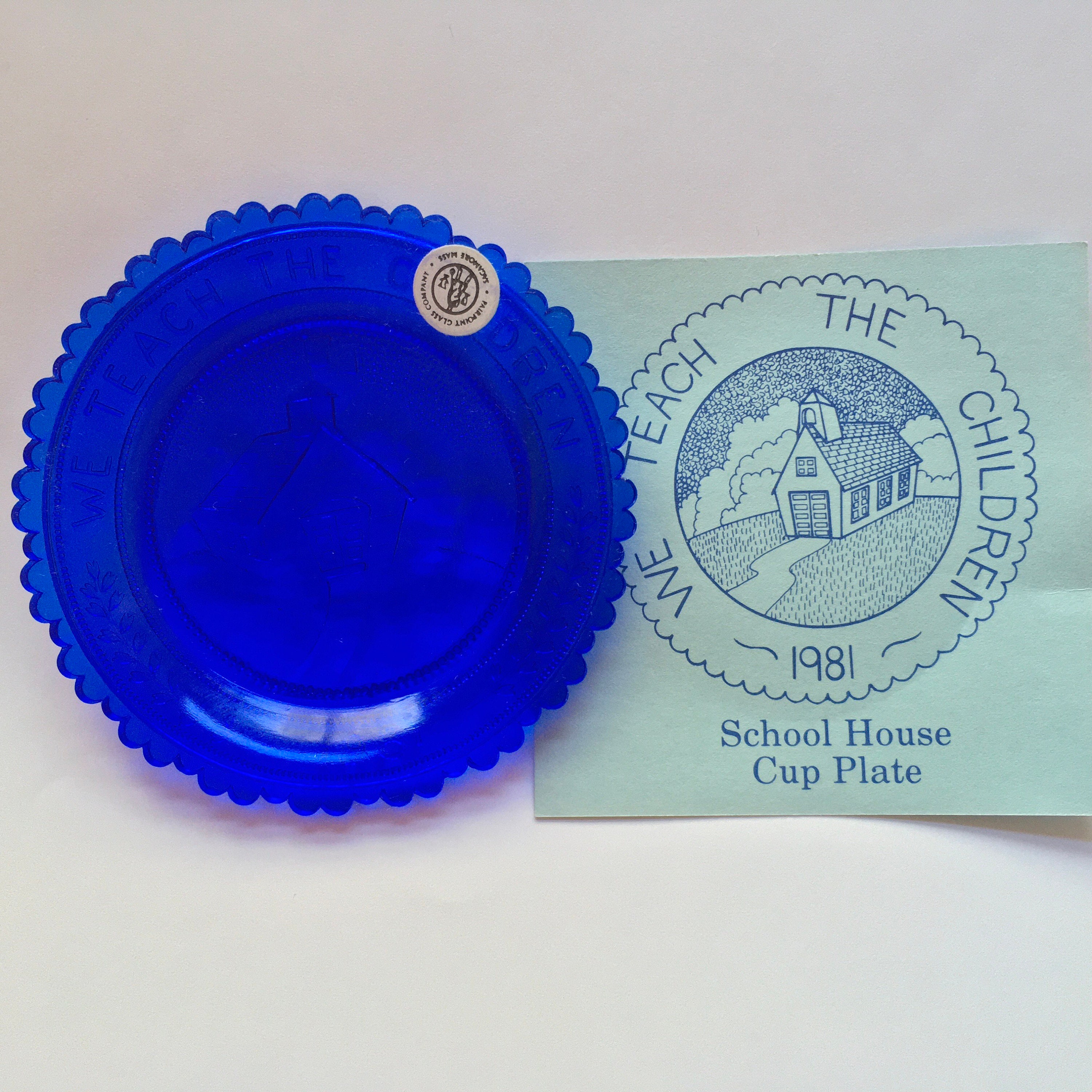 One Room Schoolhouse, School Art Glass, Collectible Gift for Teacher ...