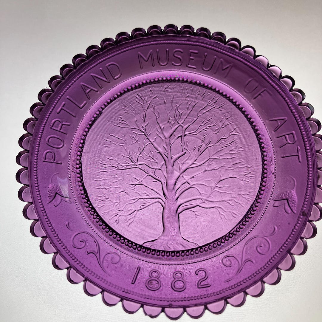 Portland ME Museum of Art Beech Tree Art Glass Collectible, Maine Home ...