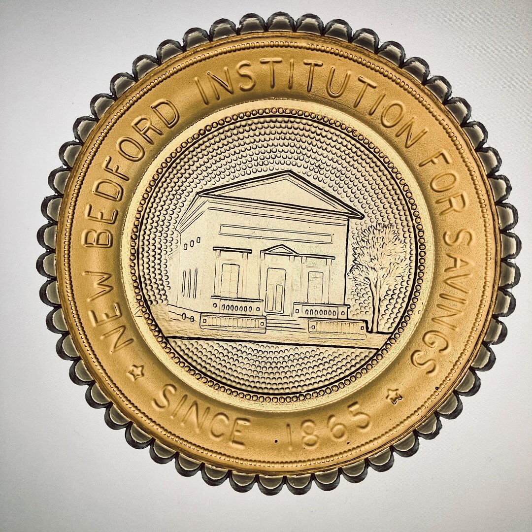 Vintage Pairpoint Cup Plate 1979 Variant, Old New Bedford Courthouse ...