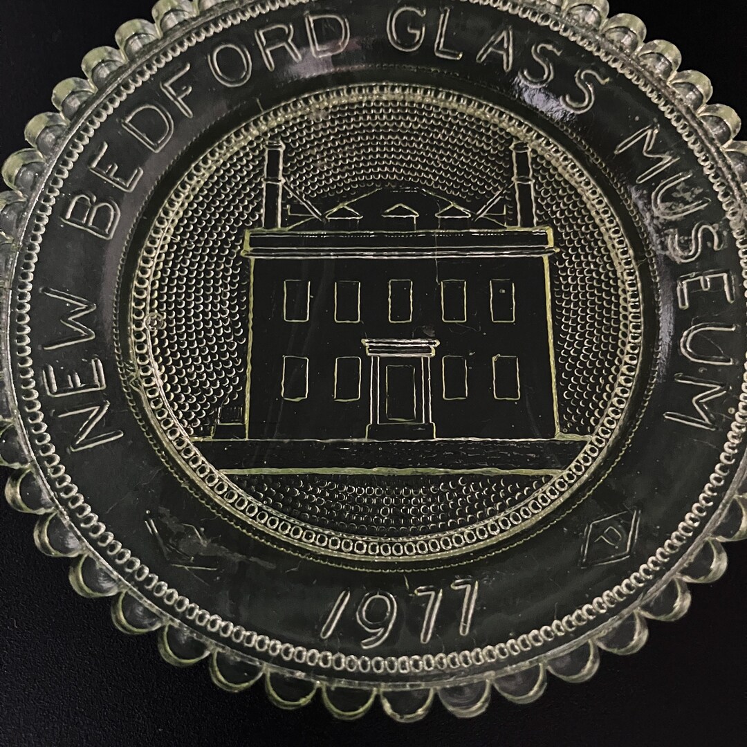 Yellow Vaseline Glass New Bedford Museum Rotch Rodman House Collectible ...