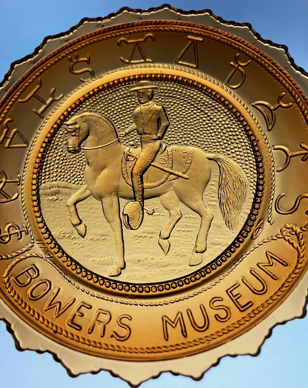 Jose Andres Sepulveda, Rider With Horse Art Glass, Henri Joseph Penelon ...