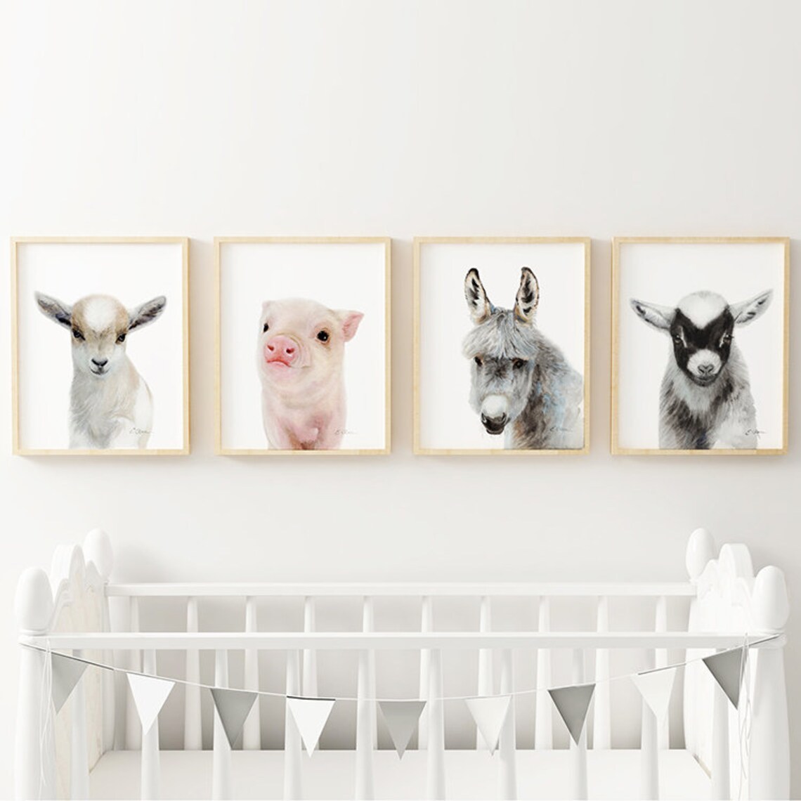 Goat Kid Art Gift Baby Goat Art Print Watercolor Goat Print - Etsy