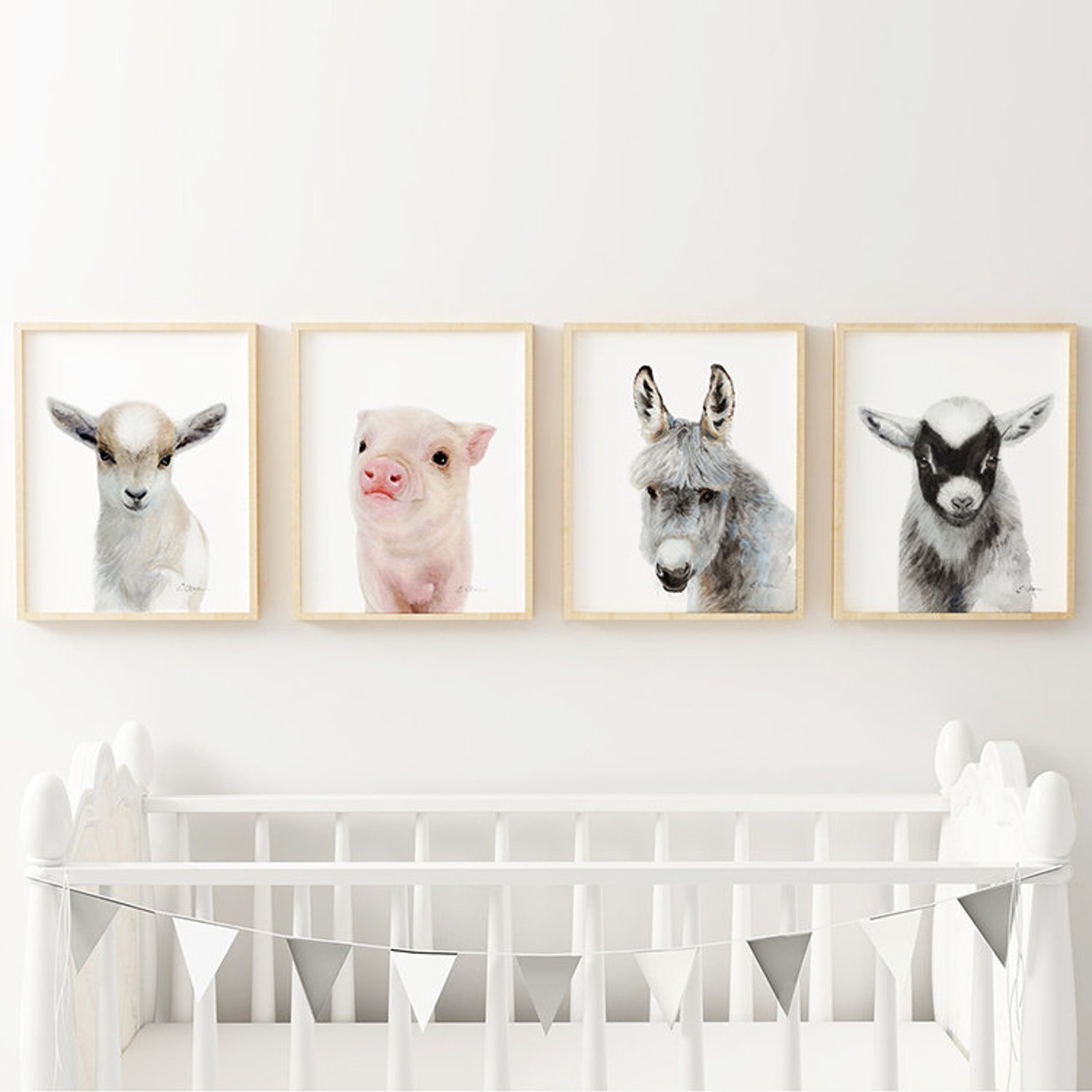 Goat Kid Art Gift Baby Goat Art Print Watercolor Goat Print - Etsy