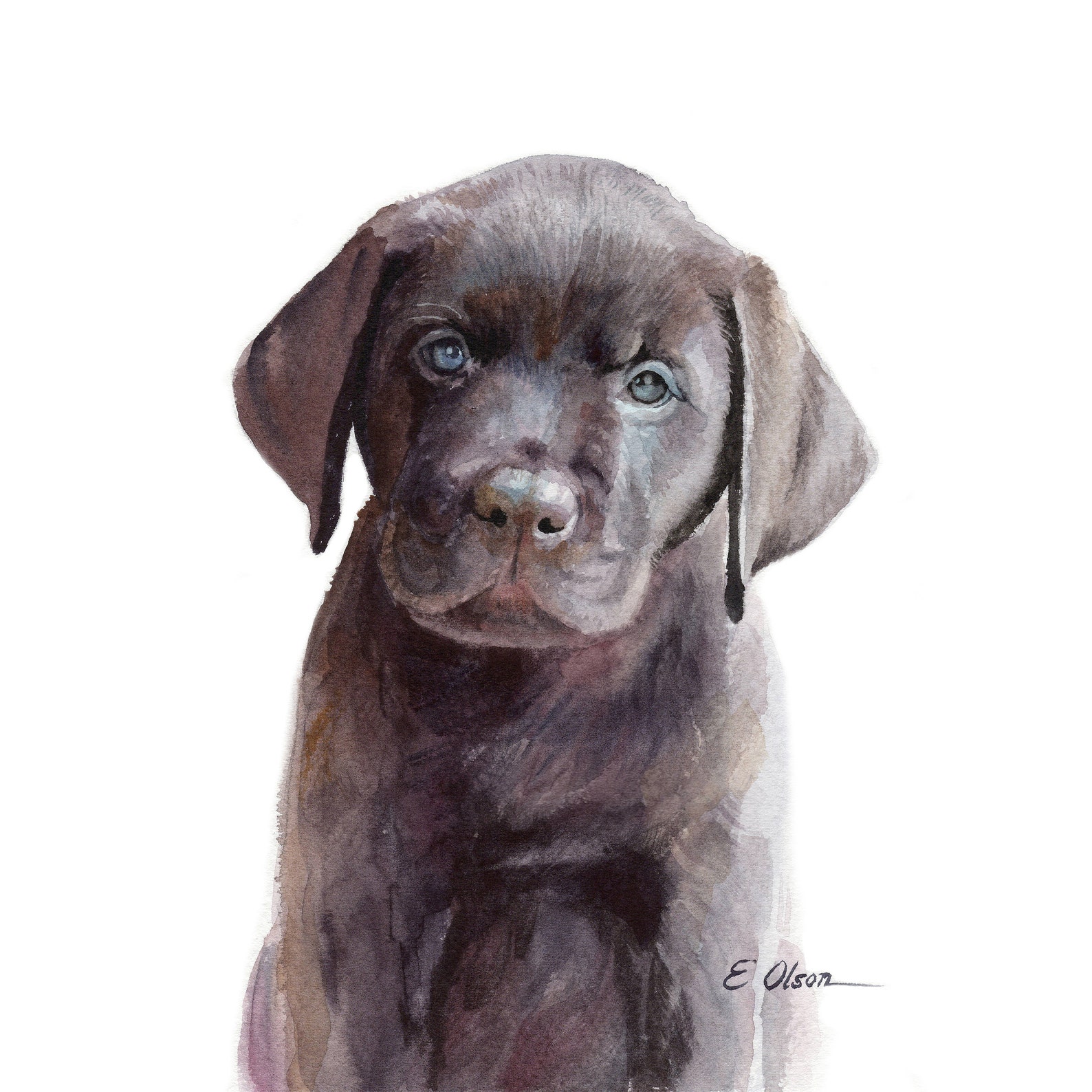 Labrador Puppy Nursery Prints, Set of 4 Prints, Kids Room Decor, Yellow ...