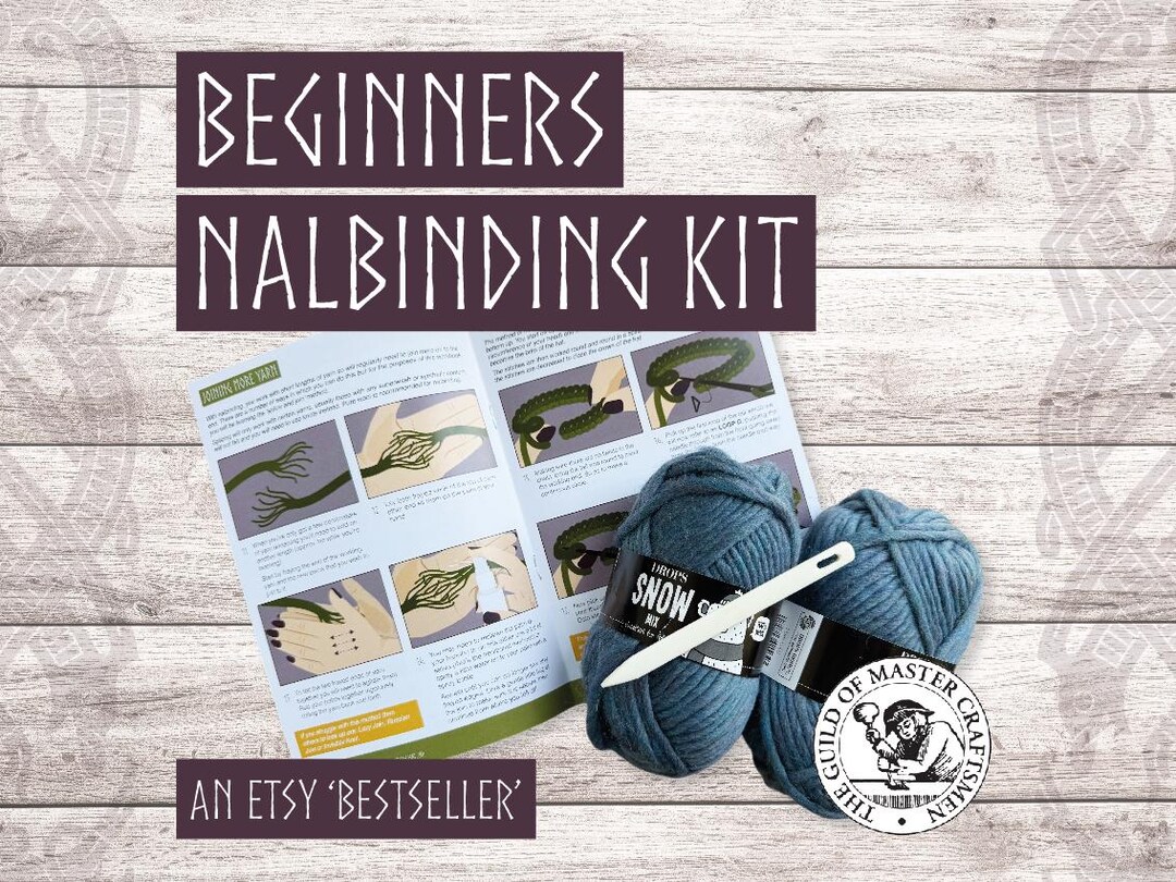 Beginners Nalbinding Kit - Learn to Make an Oslo Stitch Hat With ...