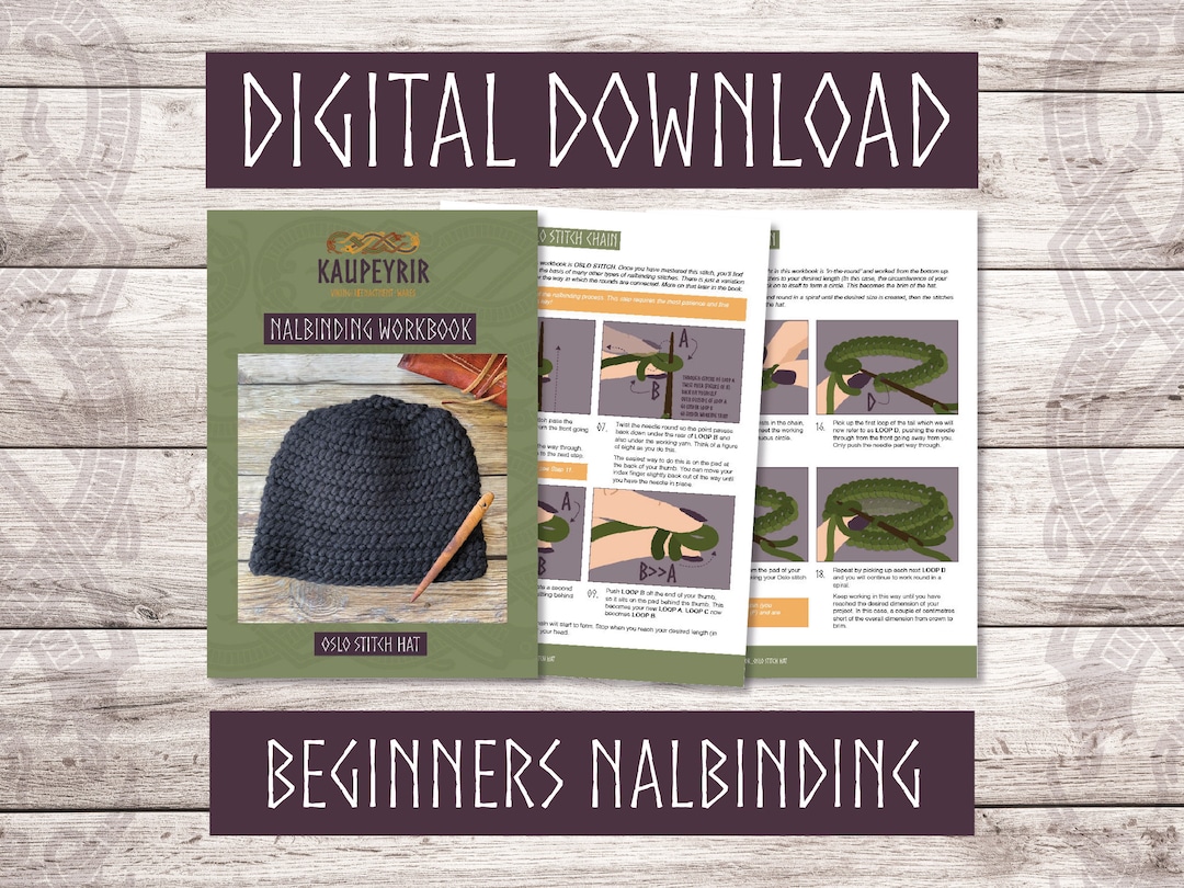 Digital Download Beginners Nalbinding Workbook Oslo Stitch - Etsy