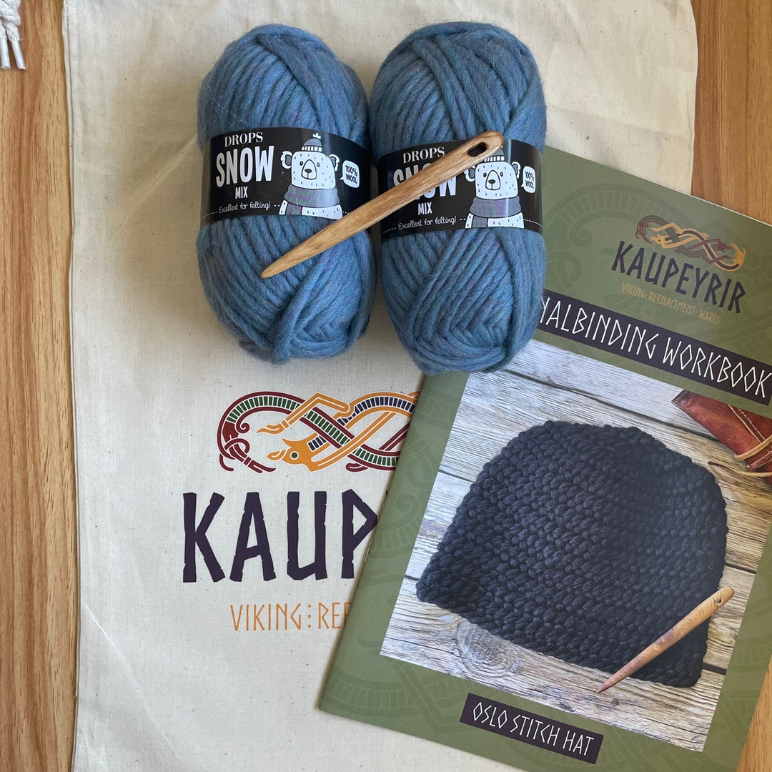 Beginners Nalbinding Kit Learn to Make an Oslo Stitch Hat - Etsy