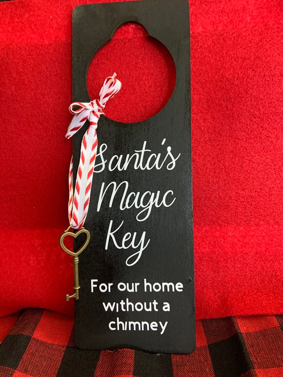 Santa Key Door Hanger - Etsy