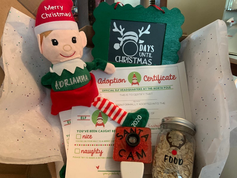 Elf Special Delivery Package Includes Santa Cam Elf Adoption - Etsy
