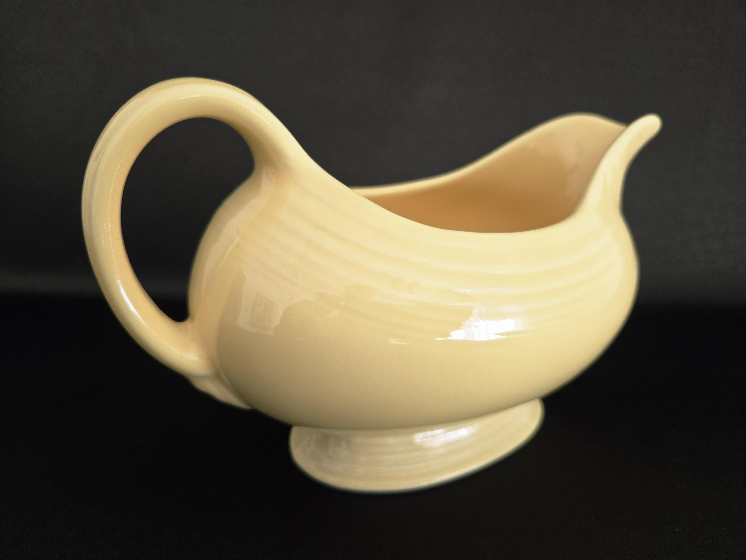 Fiestaware/homer Laughlin/yellow/vintage 1930's/sauce Boat/gravyboat - Etsy