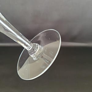 Set of 4/crystal/vintage Stemware/mcbride Glass Co/new York/blown Glass ...