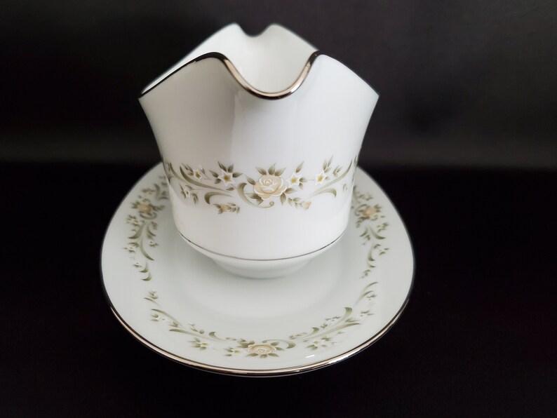 Sango/debutante/japan/sauce Boat/gravyboat With Attached Underplate - Etsy