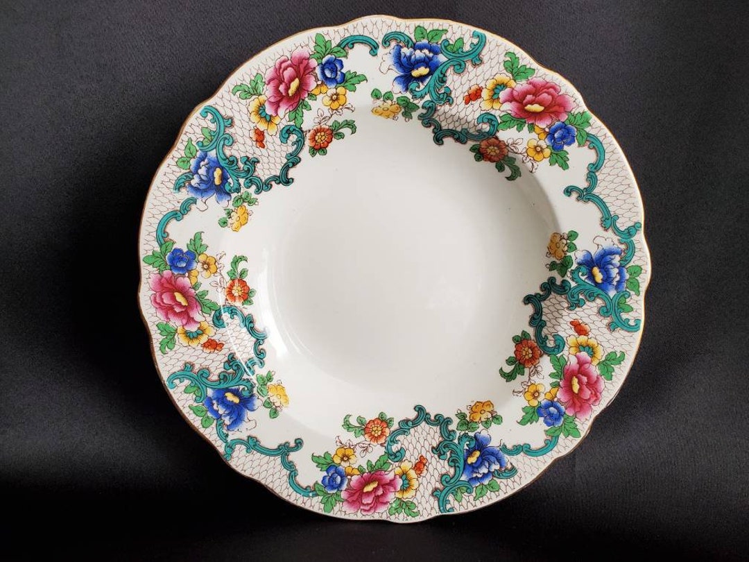 Victoria/Royal Cauldon/Est 1774/England/Scalloped/Gold Trim/Individual ...